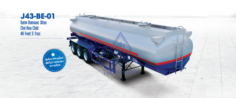 Somi Romooc bồn chở hóa chất Tân Thanh, dung tích lên đến 4 m3