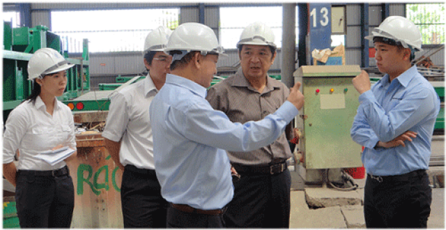 HIDA-AOTS Alumni Association Visited and Worked in Tan Thanh