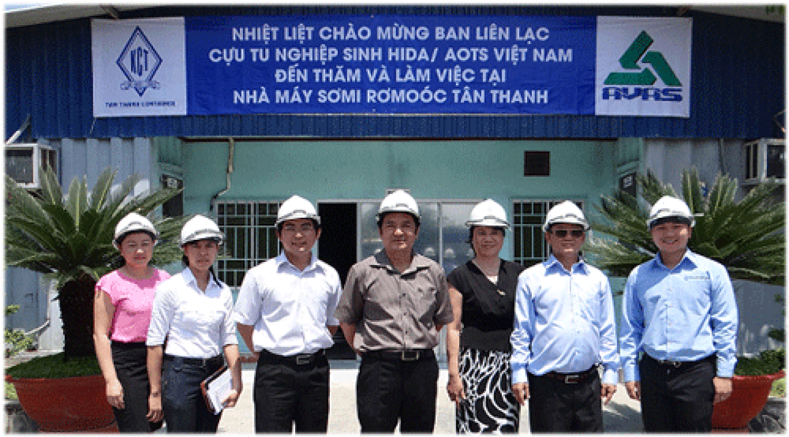 HIDA-AOTS Alumni Association Visited and Worked in Tan Thanh