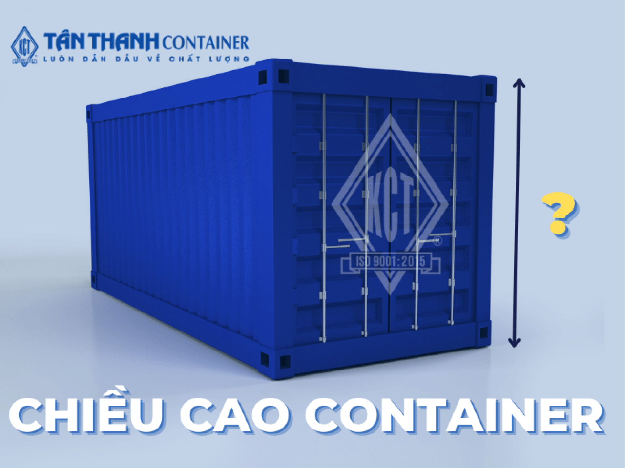 Chiều cao container theo quy định ISO là bao nhiêu?