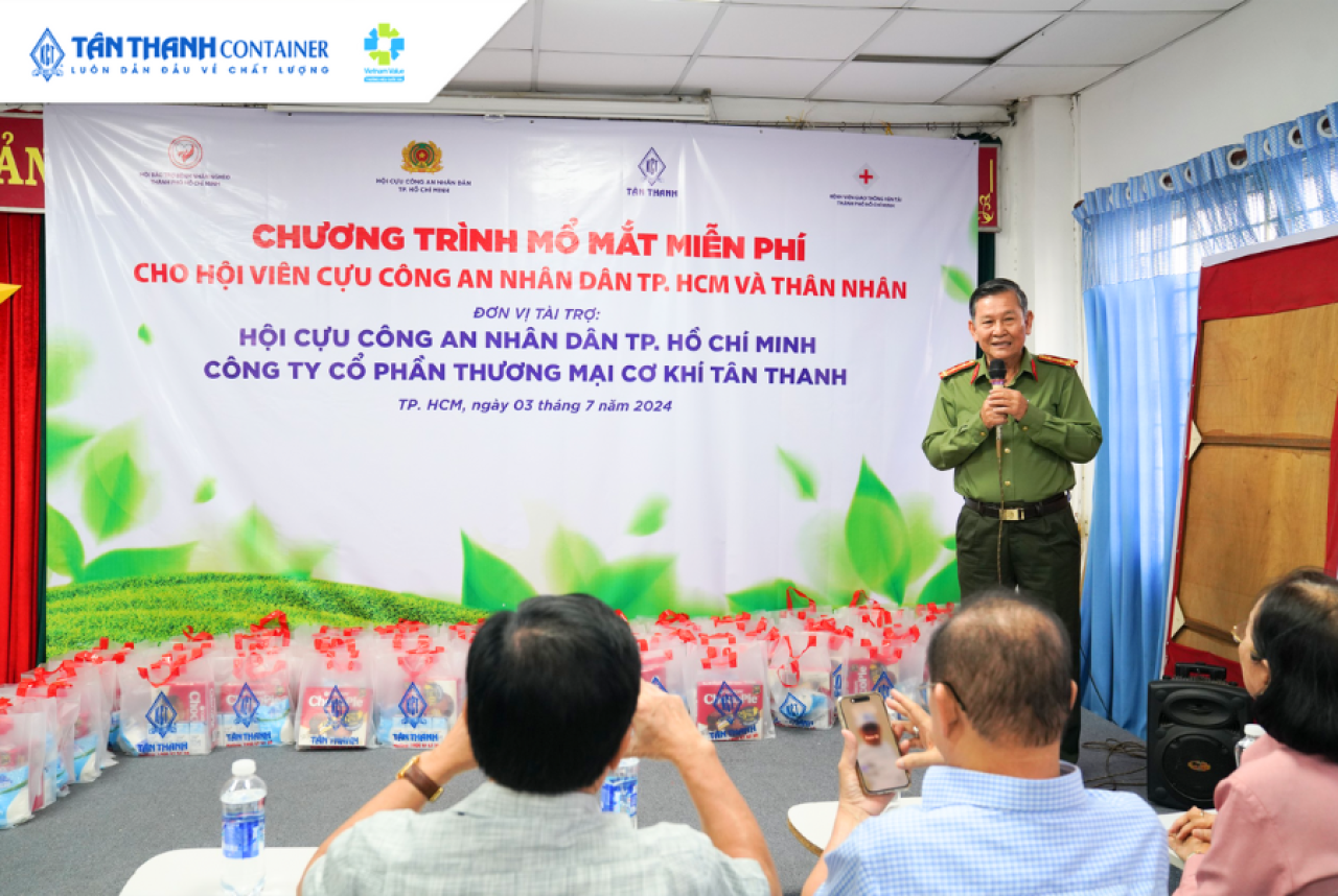 Tân Thanh Container chung tay hỗ trợ chi phí mổ mắt cho hội viên Hội ...