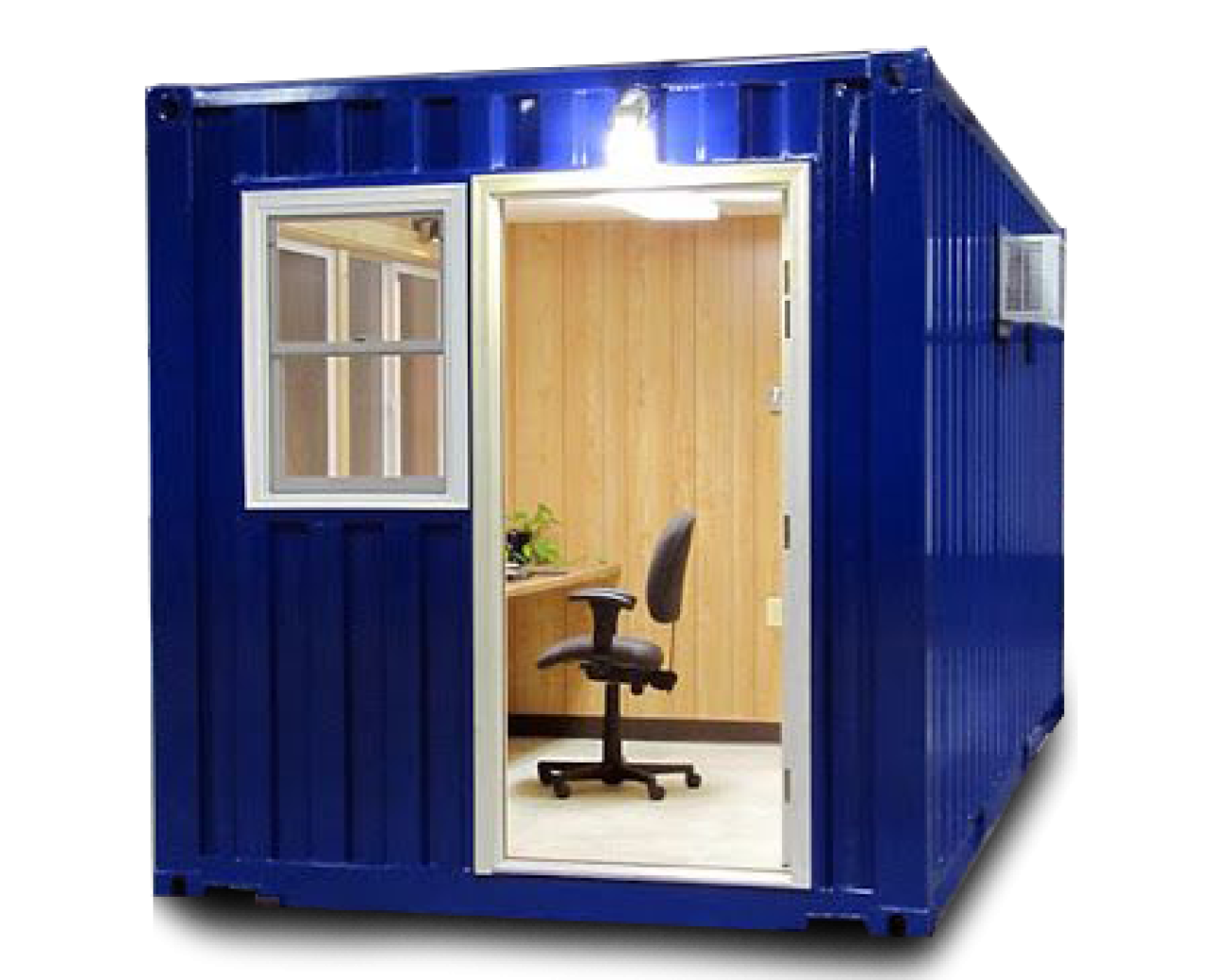 What is the most reasonable size of an office container?