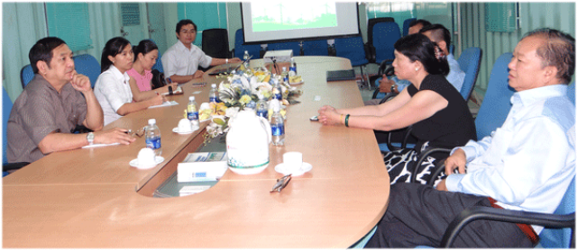 HIDA-AOTS Alumni Association Visited and Worked in Tan Thanh