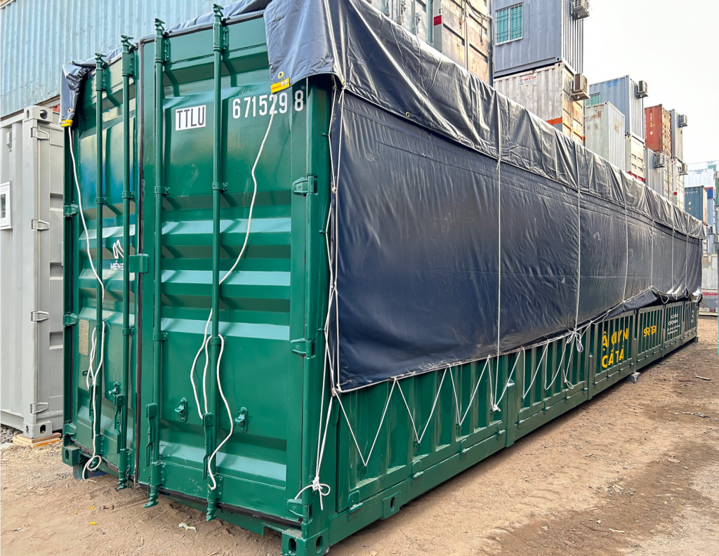 Open top container là gì? Chi tiết về Open top container