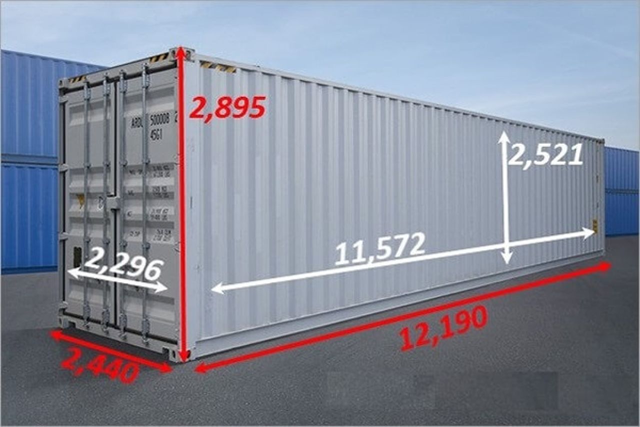 Container 40 HC: Thông số kỹ thuật và ứng dụng vận tải