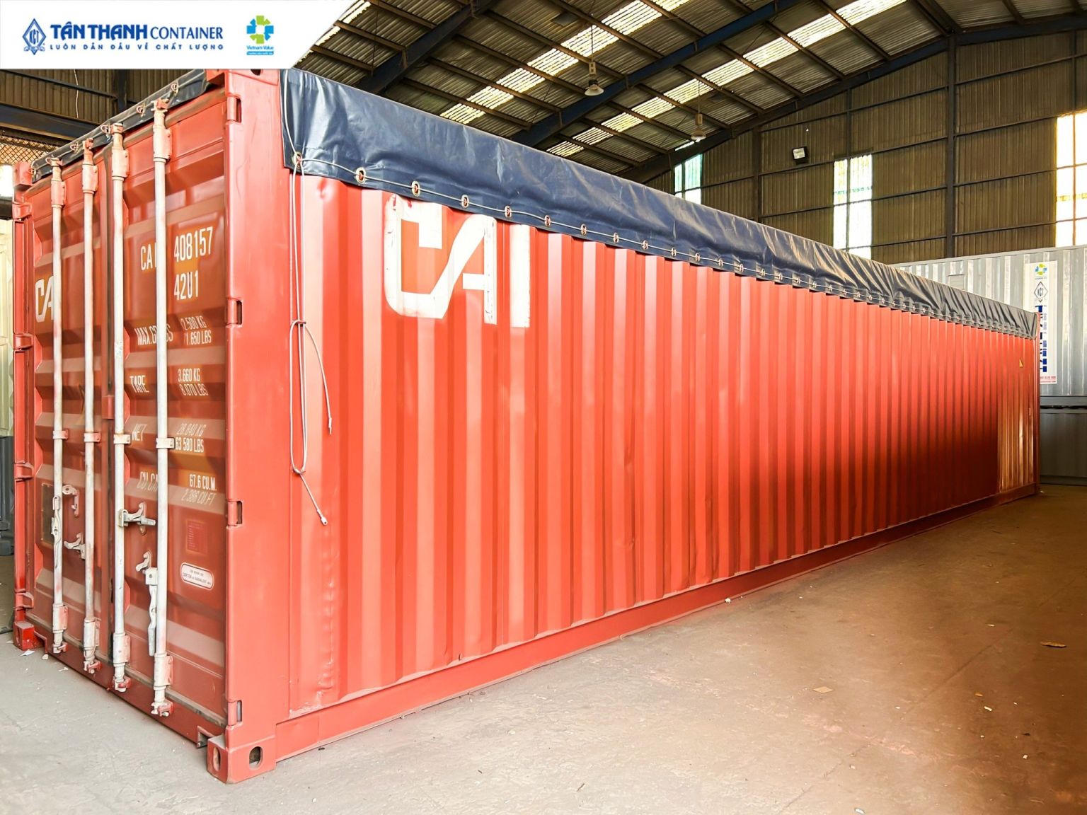 Open top container là gì? Chi tiết về Open top container